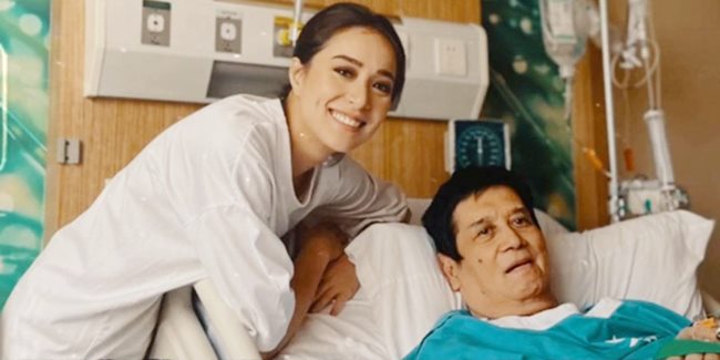 Cristine Reyes Adoptive Father Gets Hospitalized (Photos)
