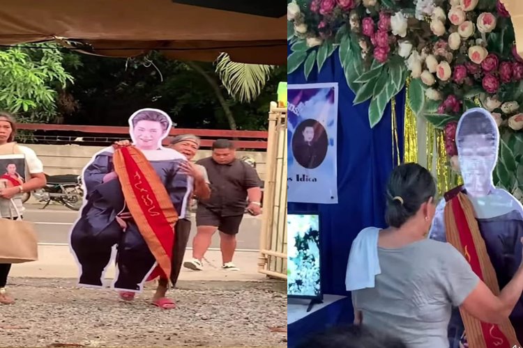 Graduating Student Dies Before Graduation, Family Brings His Standee
