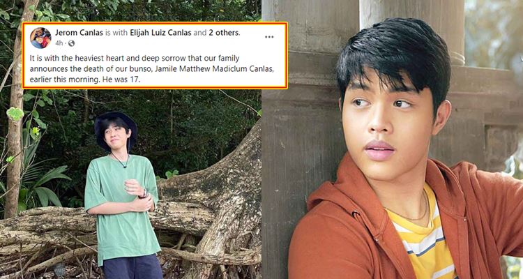Elijah Canlas' Brother, JM, Dies At 17: "Struggled With Mental Health ...