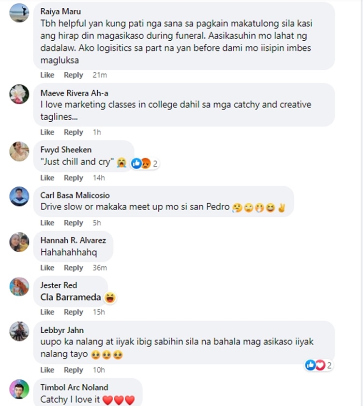 Funeral Service w/ Unique Tagline Goes Viral “uupo ka na lang at iiyak ...