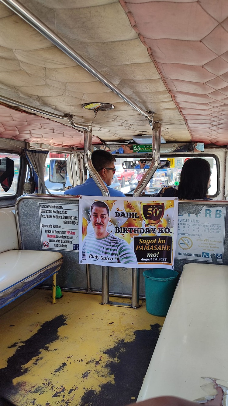Jeepney Driver Gives Free Ride on His Birthday “Sagot ko pamasahe mo ...