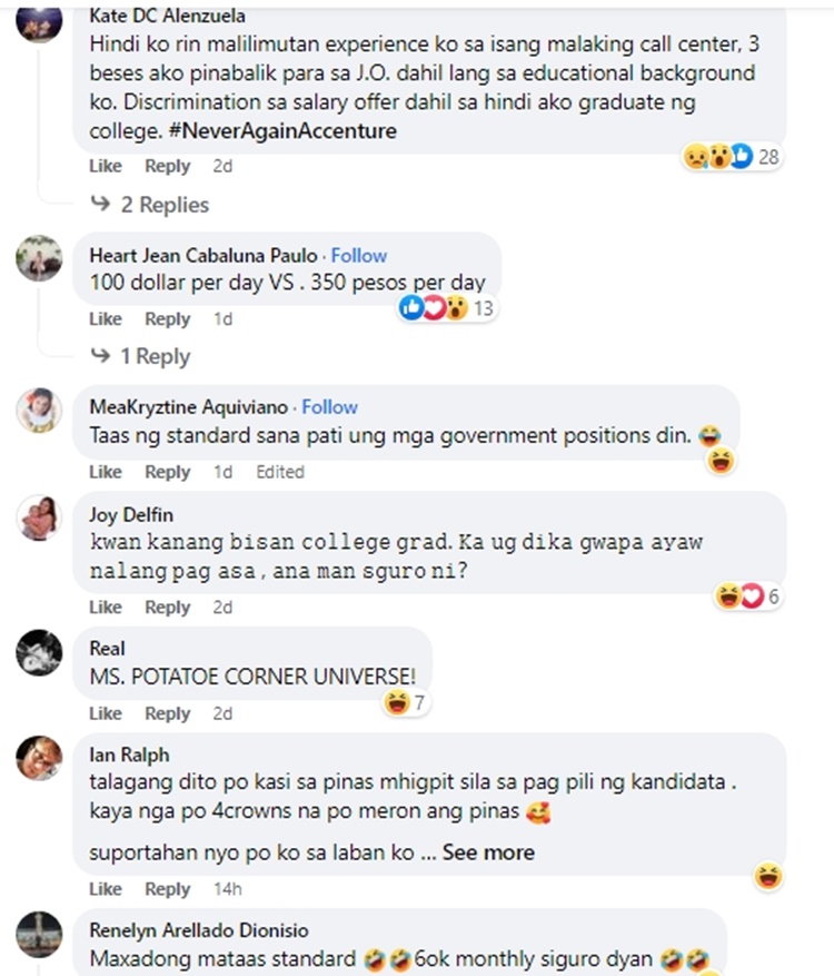 Filipinos Compare Potato Corner’s Job Qualification in Philippines ...