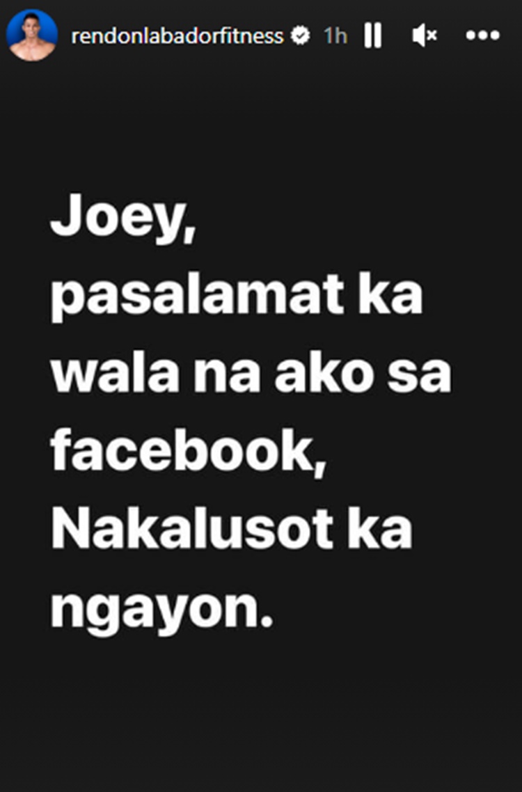 Rendon Labador Reacts To Joey de Leon's 'Lubid sa Leeg' Remark | PhilNews