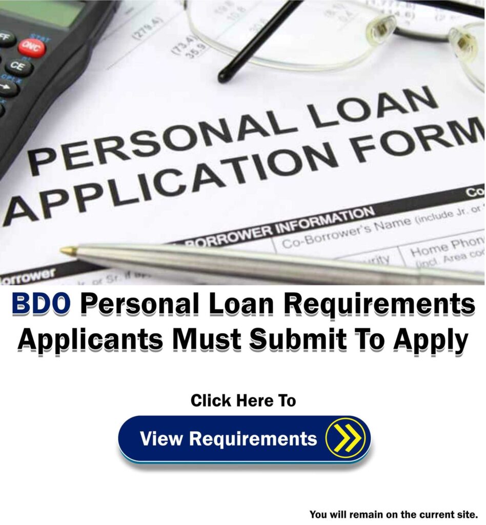 Qualifications for BDO Personal Cash Loan Offer | PhilNews