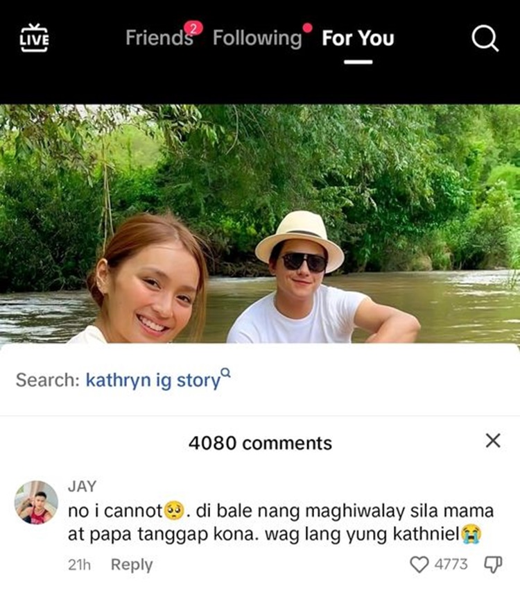 Fan to Rumored KathNiel Breakup: “Di bale ng maghiwalay sila mama at ...