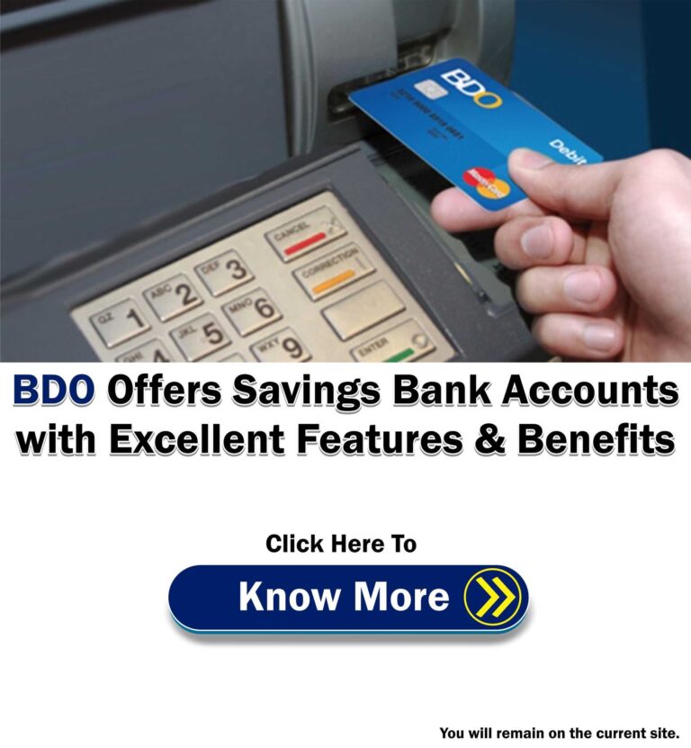 How To Open BDO Savings Account Online | PhilNews