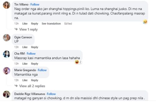 Unhappy Customer Raises Concerns Over Oily Chow Fan at Local Fast-Food ...