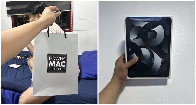 Lucky Guy Receives IPAD Air 256gb as Christmas Gift From His Bestfriend ...