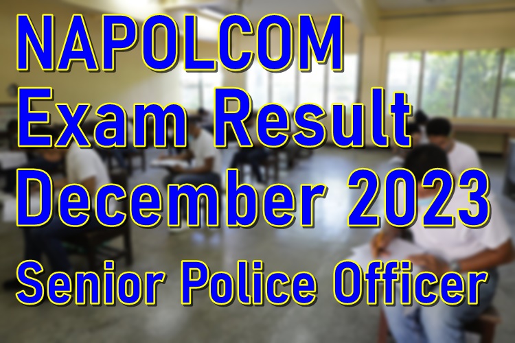 NAPOLCOM Exam Result December 2023 – 3RD CLASS OFFICERS | PhilNews