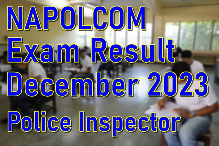 NAPOLCOM Exam Result December 2023 – 2ND CLASS OFFICERS | PhilNews