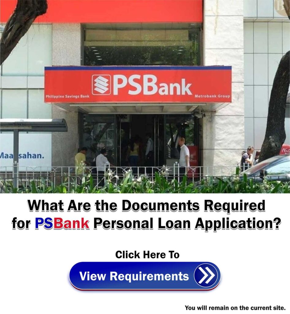 How To Apply for PSBank Personal Cash Loan Offer | PhilNews