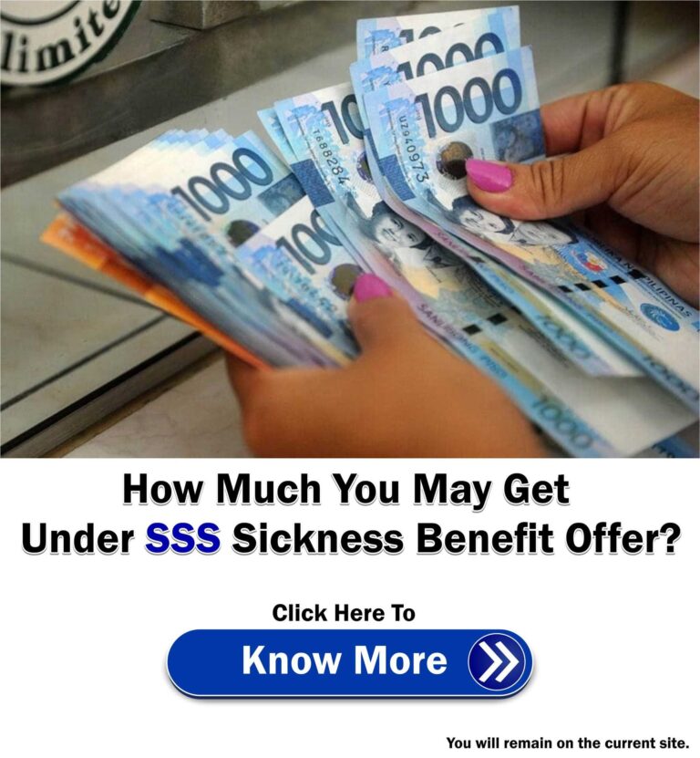 SSS Sickness Benefit — Who Are Qualified To File Claim | PhilNews