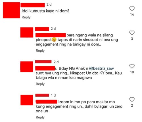 Bea Alonzo Engagement Ring Issue, Here Are Some Comments | PhilNews