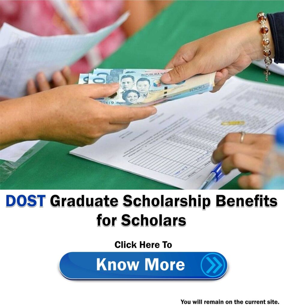 DOST Graduate Scholarship Qualifications for Application under ASTHRDP ...