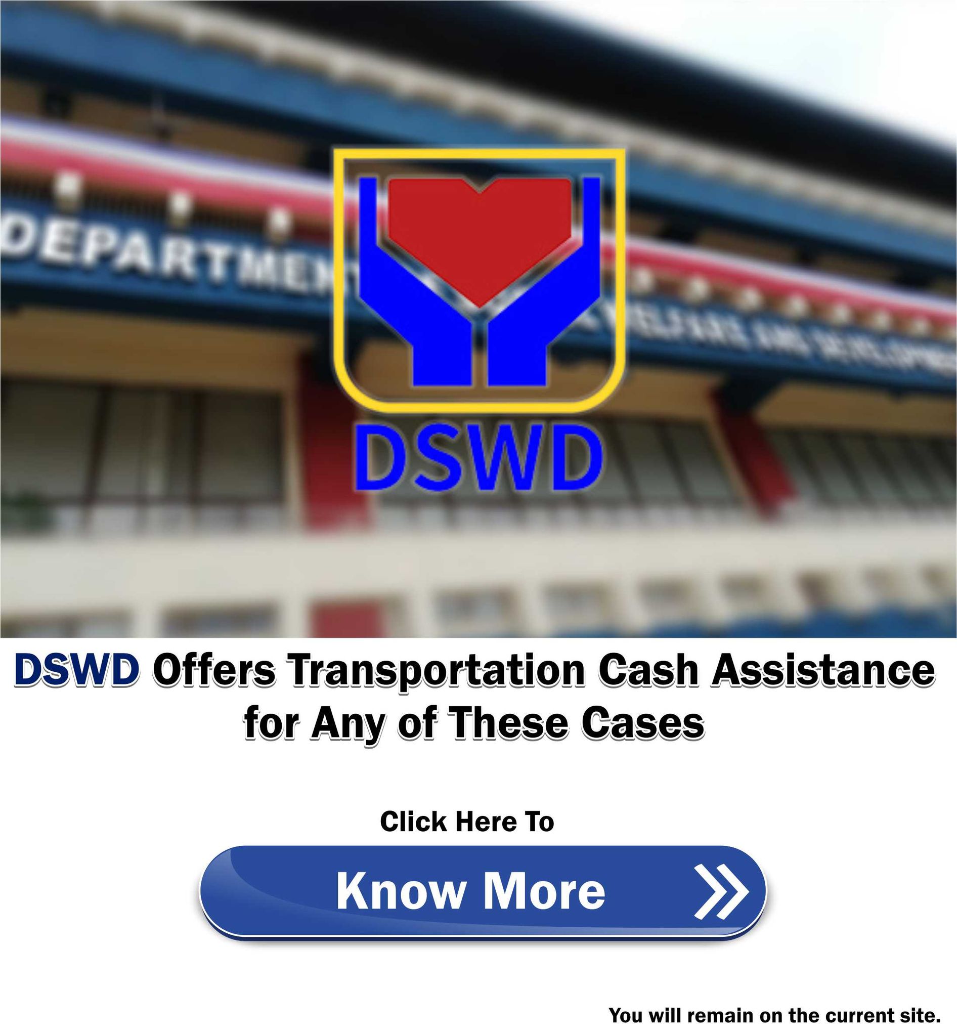 How To Apply for DSWD Transportation Cash Assistance | PhilNews