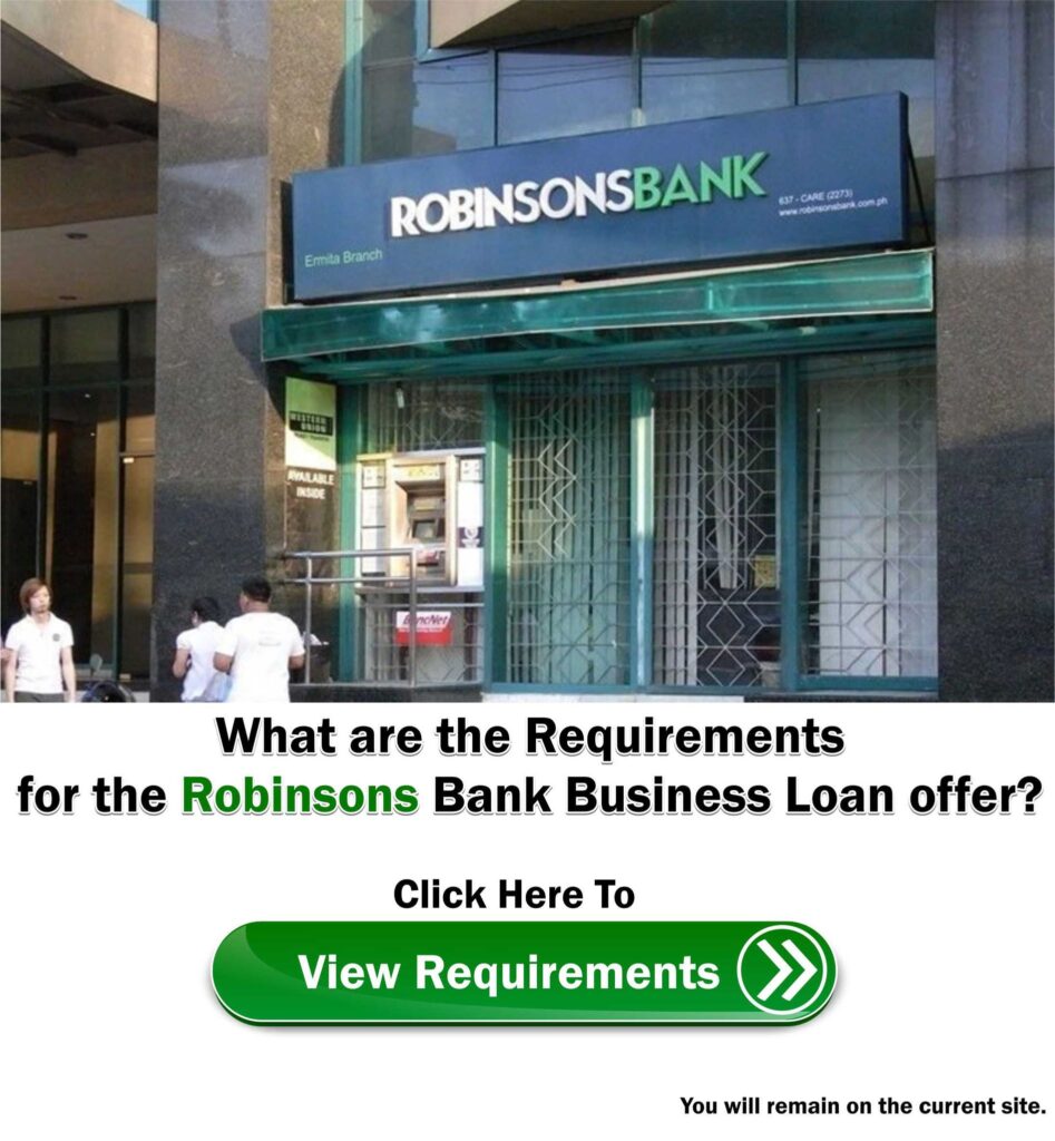 Robinsons Bank Business Loan Ready To Help Build or Grow Your Business ...