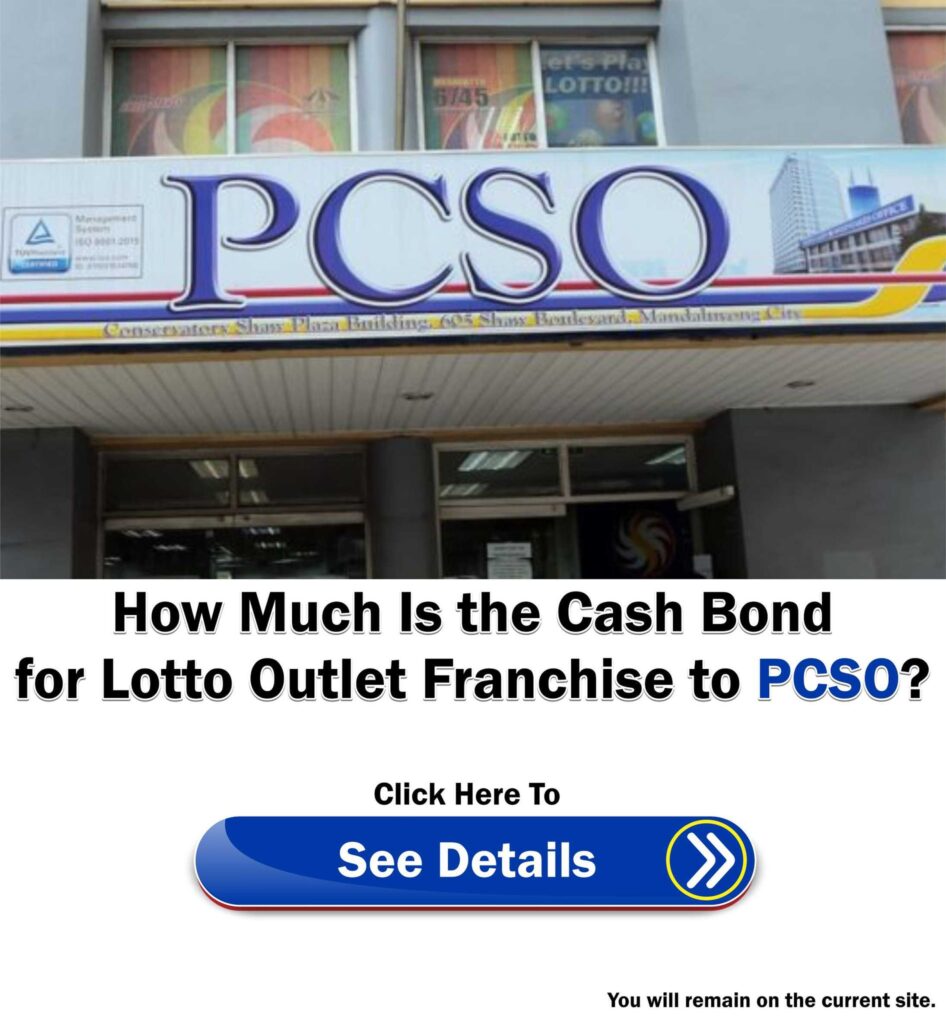 Lotto Booth Franchise Requirements for Interior and Exterior of Outlet ...