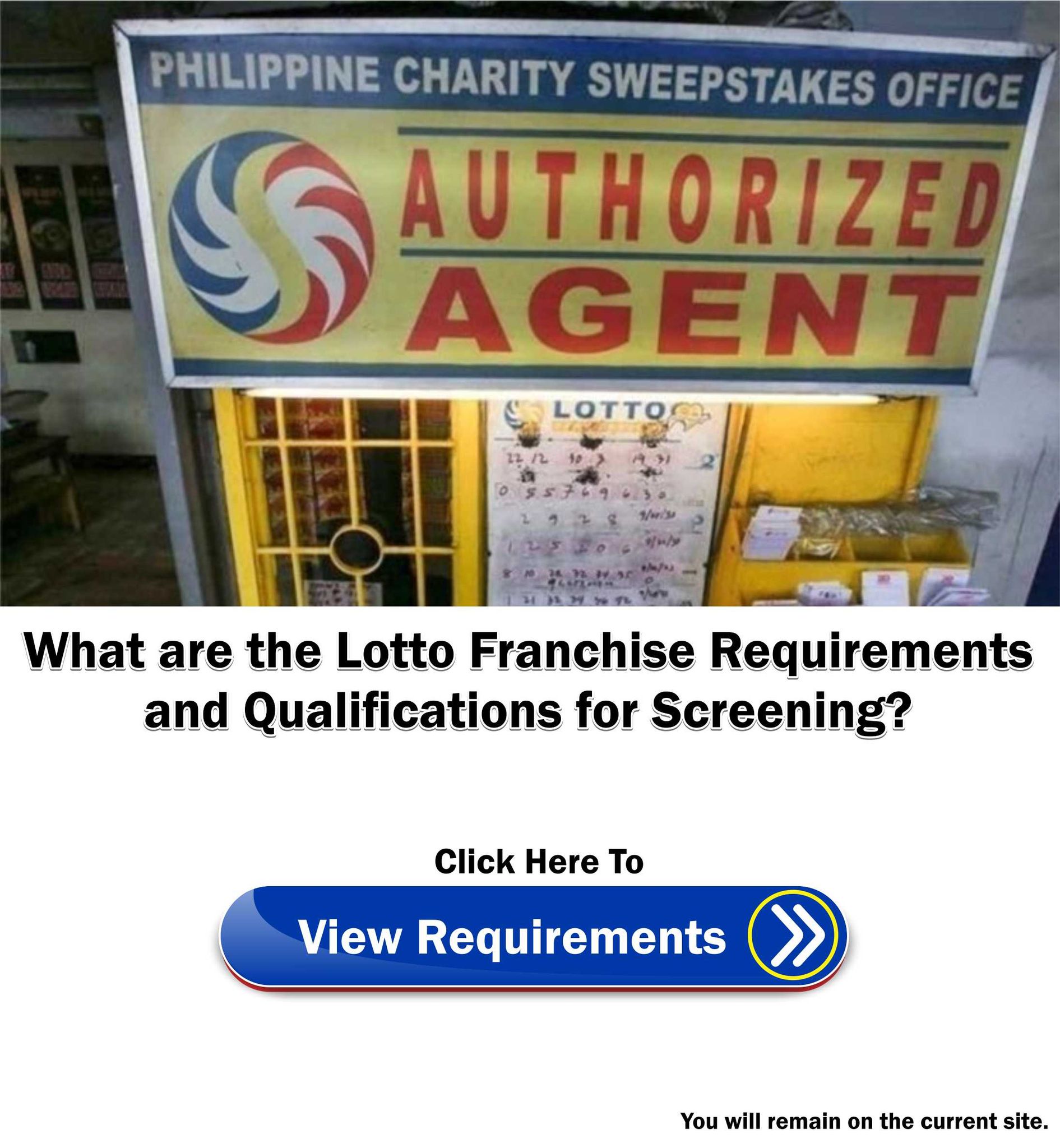 PCSO Lotto Outlet Franchise Fee — Here's How Much You Must Prepare for ...