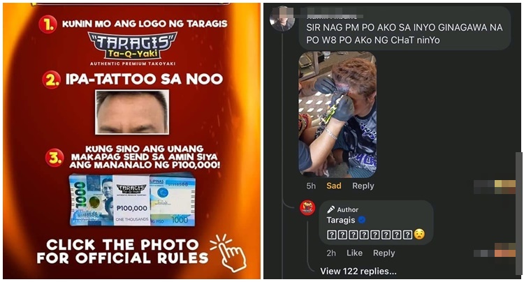 Man Tattoos Forehead to Win Challenge Prize, Store Refuses Payment ...