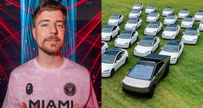 MrBeast Tesla Giveaway — YouTube Star To Give Cars to Lucky Followers ...