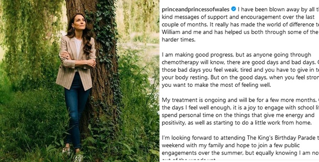 Kate Middleton Gives Health Update Following Cancer Diagnosis | PhilNews