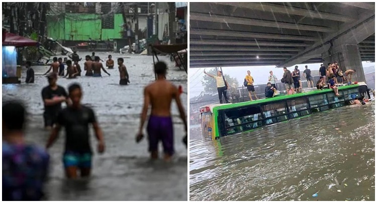 Enhanced Habagat Causes Widespread Flooding in Metro Manila | PhilNews