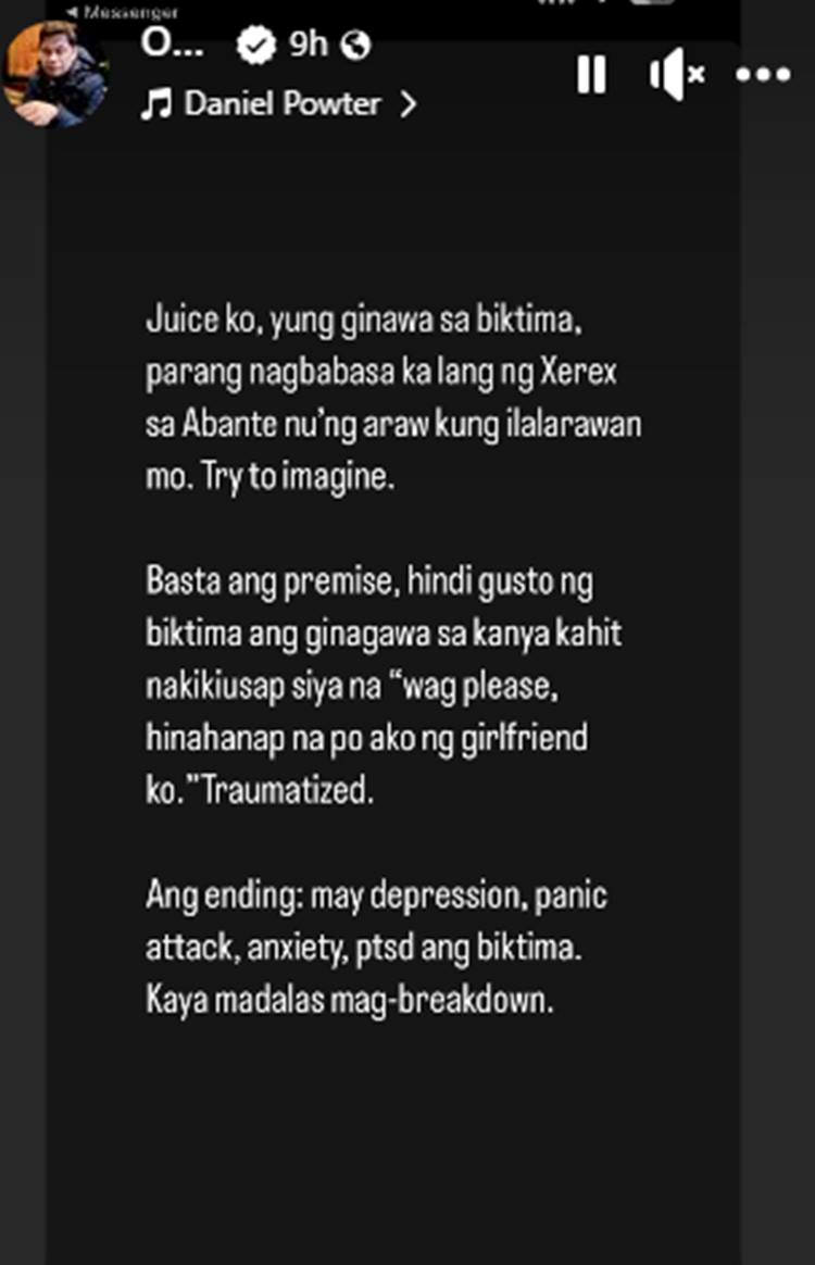 Ogie Diaz Shares Intriguing Post Amid BI About Alleged Abused Newbie ...