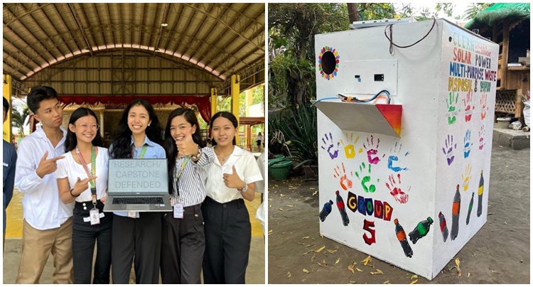 STEM Students in Batangas Invent Solar-Powered Waste Disposal & Charger ...