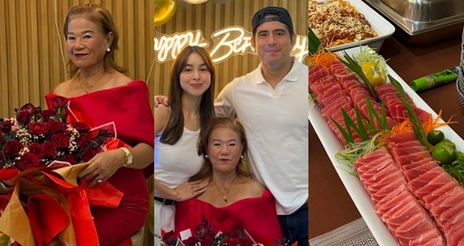 Julia Barretto Spotted at Birthday Party of Gerald Anderson's Mom | PhilNews