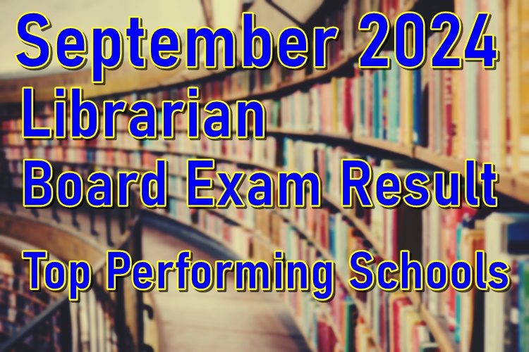 Librarian Board Exam Result September 2024 – Top Performing Schools ...