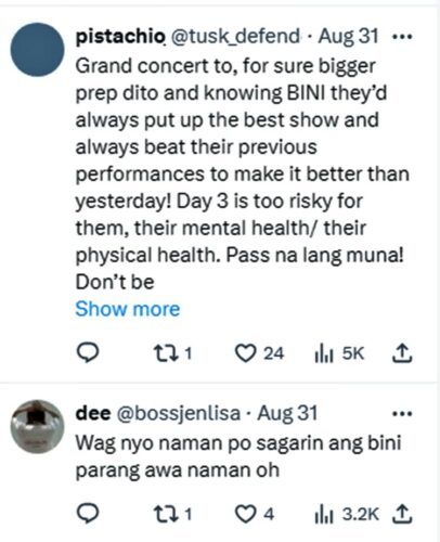 BINI Concert Day 3: Members & Fans' Reactions | PhilNews