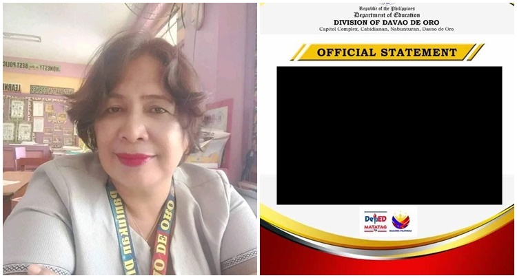 DepEd Releases Statement on Teacher's Death After Alleged Insult by ...