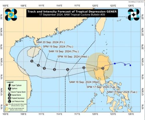 PAGASA Releases Latest Weather Update for Tuesday (September 17, 2024 ...