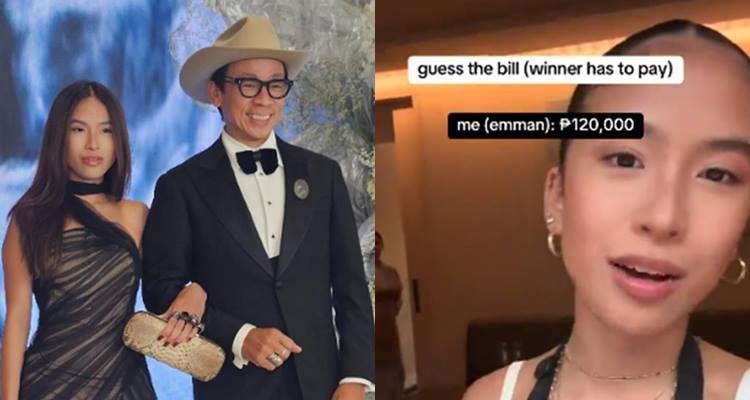 Kuya Kim Daughter Emman Atienza Bashed For 'Guess The Bill' Video ...