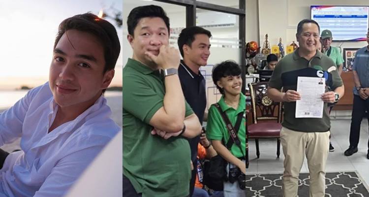 Dominic Roque Spotted At Bong Suntay's Filing Of COC | PhilNews