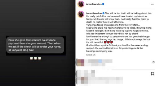 Sofia Andres Betrayed By Her Cousin & Stylist? | PhilNews
