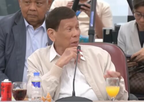 Rodrigo Duterte Gestured To Hit De Lima, Trillanes during House Hearing ...