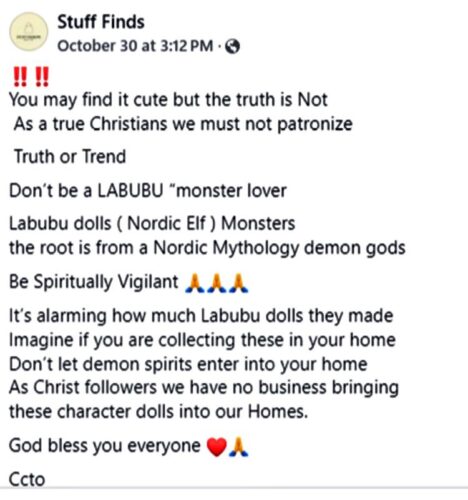 Labubu Craze: Kathleen Hermosa Shares Post About "Devil's Pet" | PhilNews