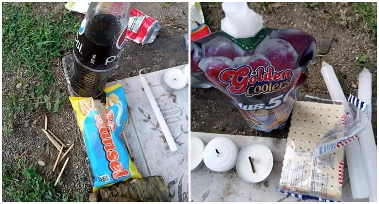 Man Gains Online Reactions for Collecting Food Offerings from Cemetery ...