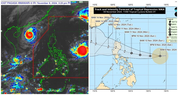 PAGASA: Signal No.1 Raised in Catanduanes Due to Tropical Depression Nika | PhilNews