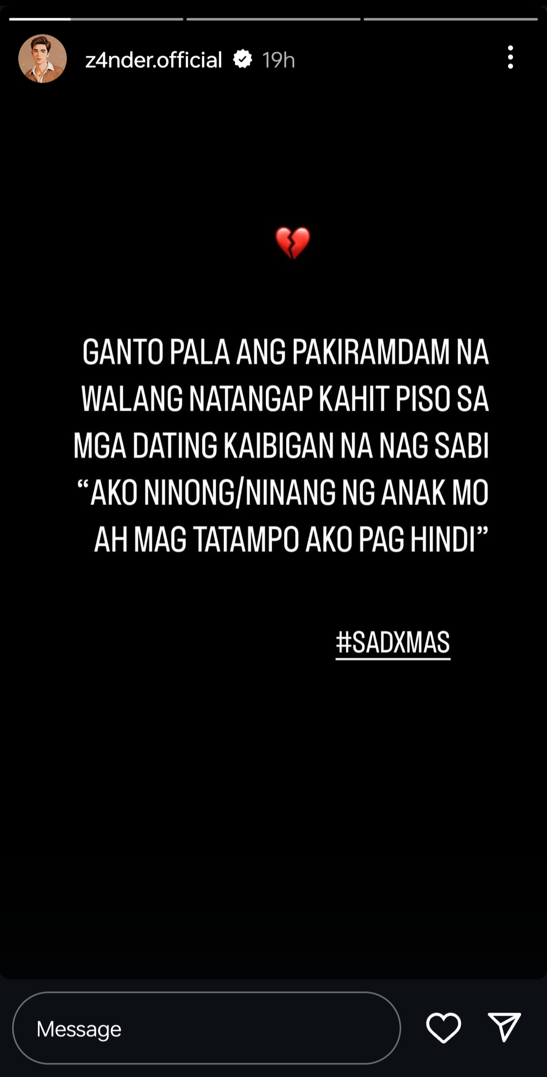 Xander Ford Pens Sad Post over Son Not Receiving Any Gift from Ninongs ...