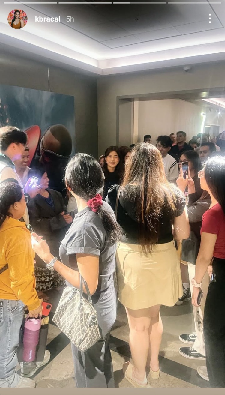 Maris Racal Spotted Mingling w/ 'And The Breadwinner Is' Viewers | PhilNews