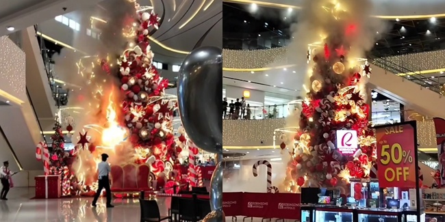 Christmas Tree Blaze in Antipolo Mall Shocks Shoppers & Goes Viral ...