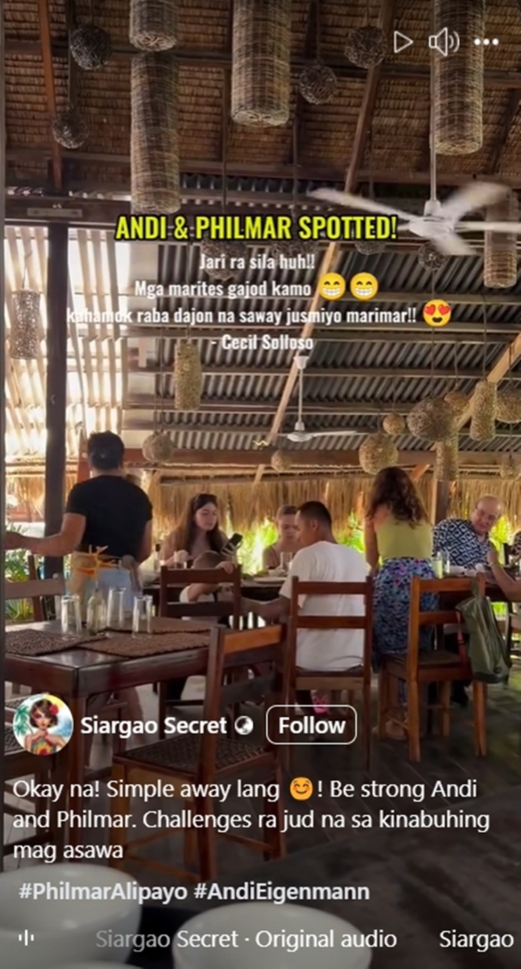 Andi Eigenmann and Philmar Alipayo Spotted Together, All Is Well Now ...