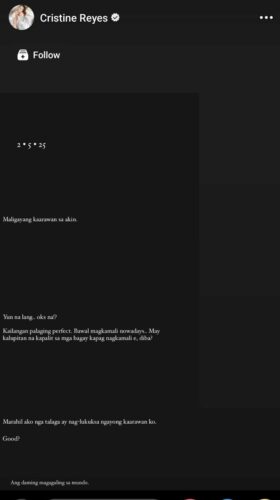 Cristine Reyes Reacts After Her Post About Barbie Hsu Goes Viral | PhilNews