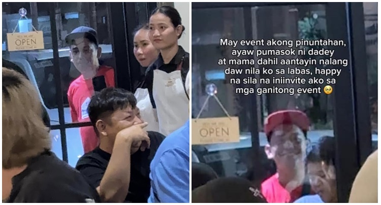 Lady Content Creator Shares Video of Her Parents Waiting Outside Event ...