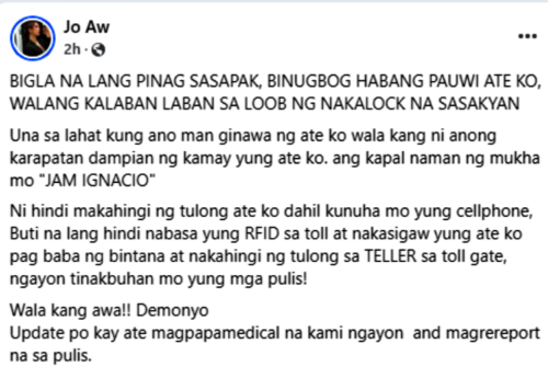 Jam Ignacio Accused Of Abusing His Fiancée Jellie Aw | PhilNews