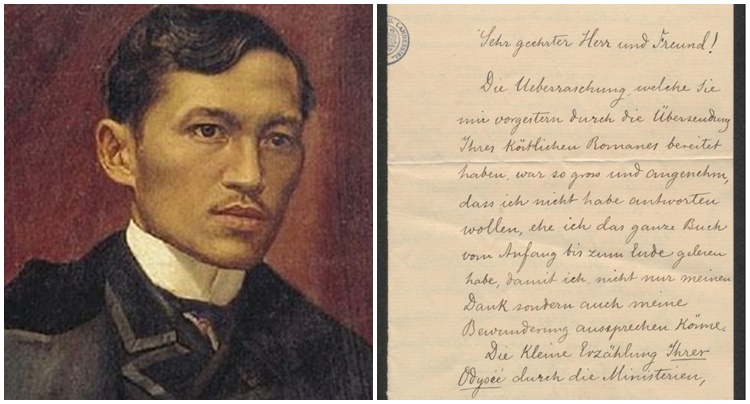 1887 Letter of Jose Rizal Discovered in Austria | PhilNews