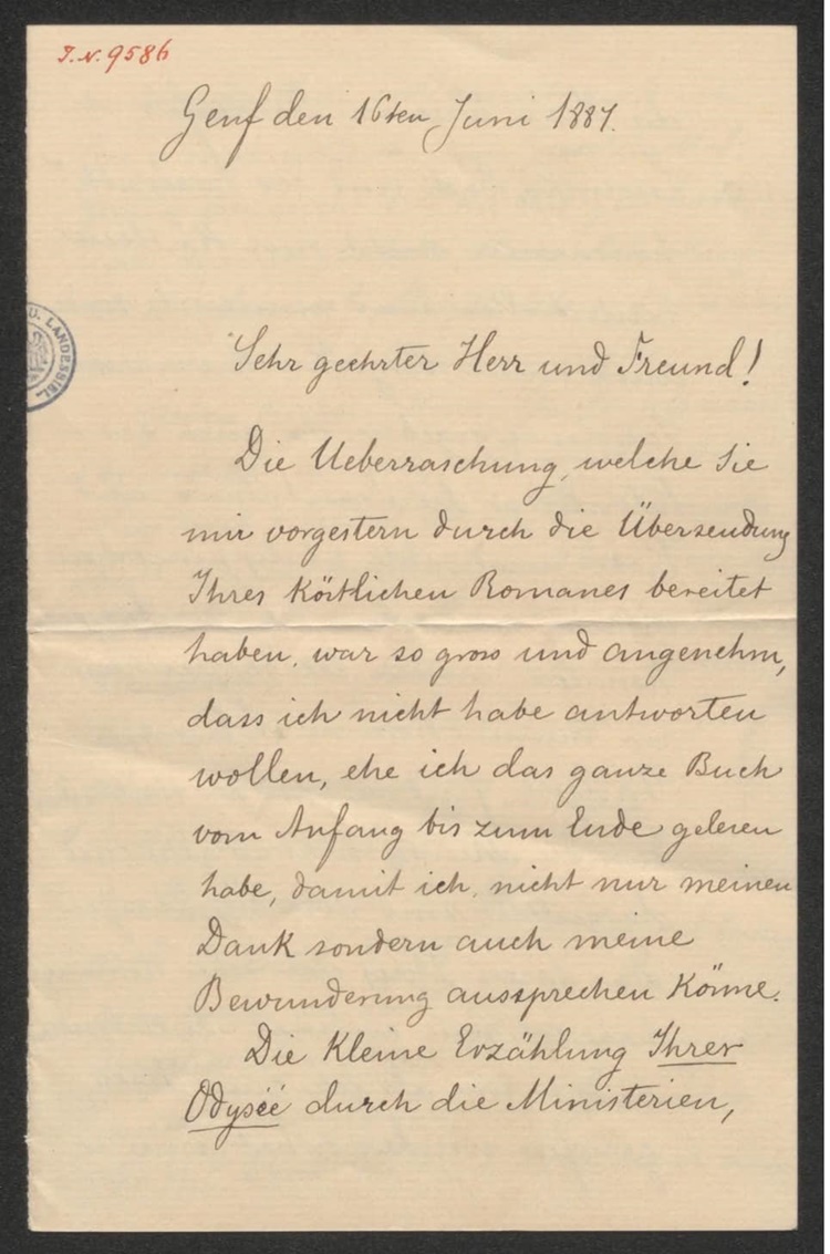 1887 Letter of Jose Rizal Discovered in Austria | PhilNews