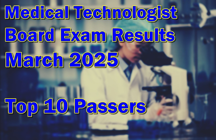 MedTech Board Exam Results March 2025 – Top 10 Passers | PhilNews